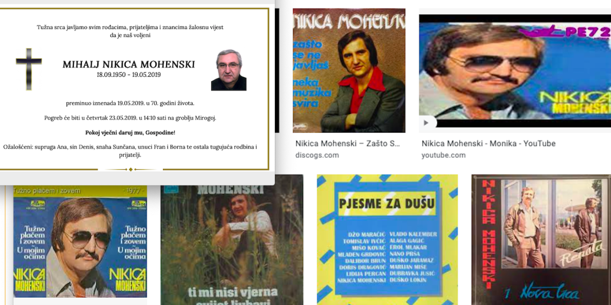 Otac Denisa Mohenskog bio je zvijezda Jugotona, kralj Adventa milijune ...