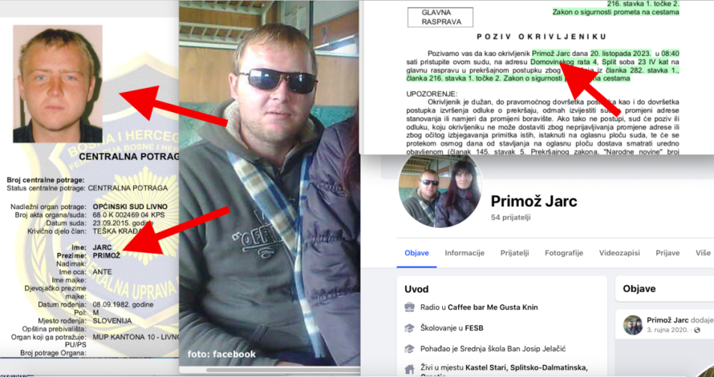 Na tjeralici je već 8 godina a živi u Kaštel Starom, sude mu i na sudu ...