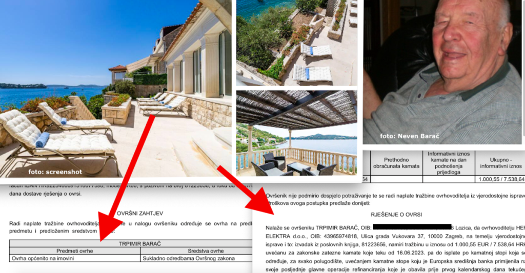 Ima luksuznu vilu tik do mora kraj Dubrovnika ali ne plaća režije, sinu ...